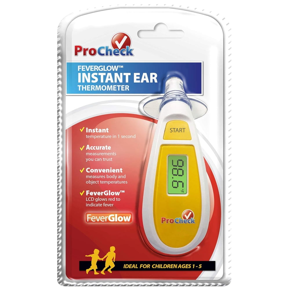 ProCheck Instant Ear Thermometer for Baby, Toddler, and Kid – 1 Second ...