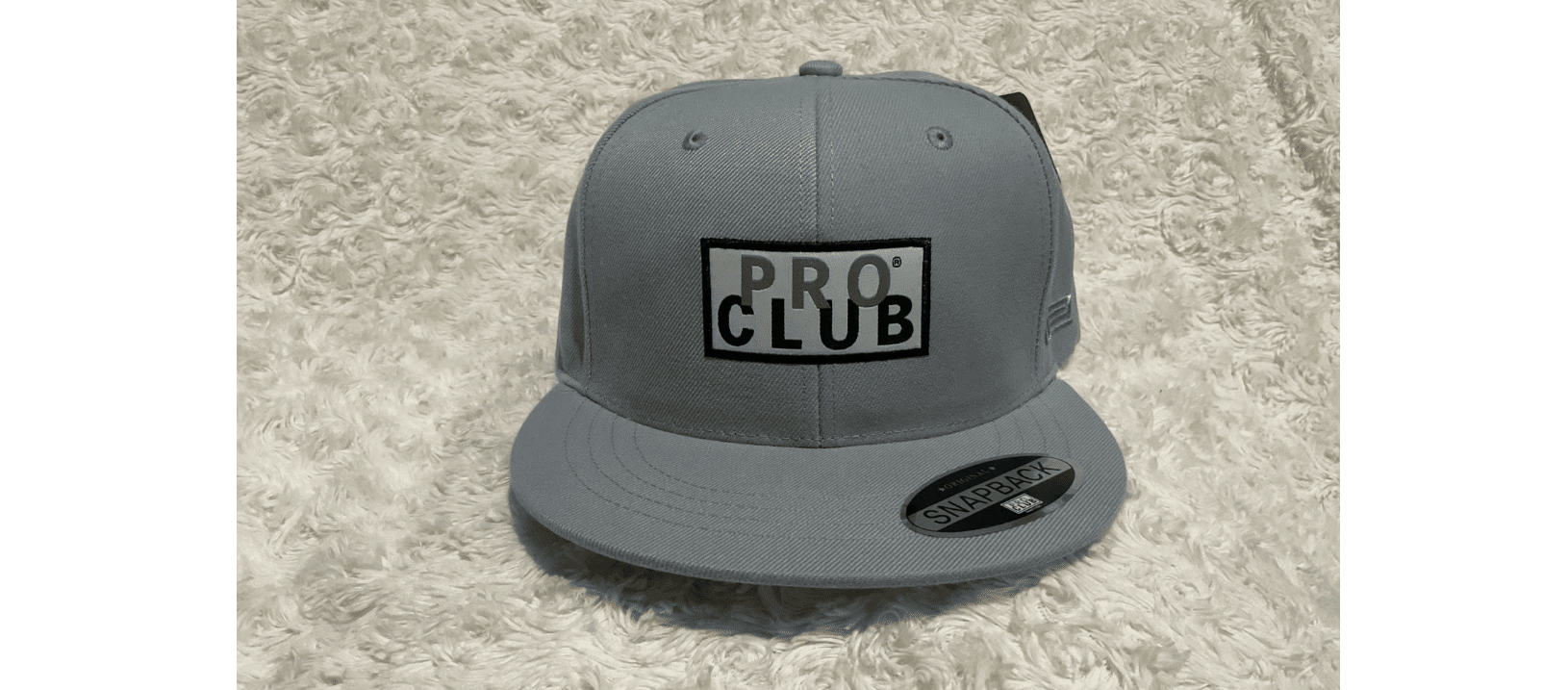 ProClub Gray SnapBack Hat With 3D Pro Club Logo - Walmart.com
