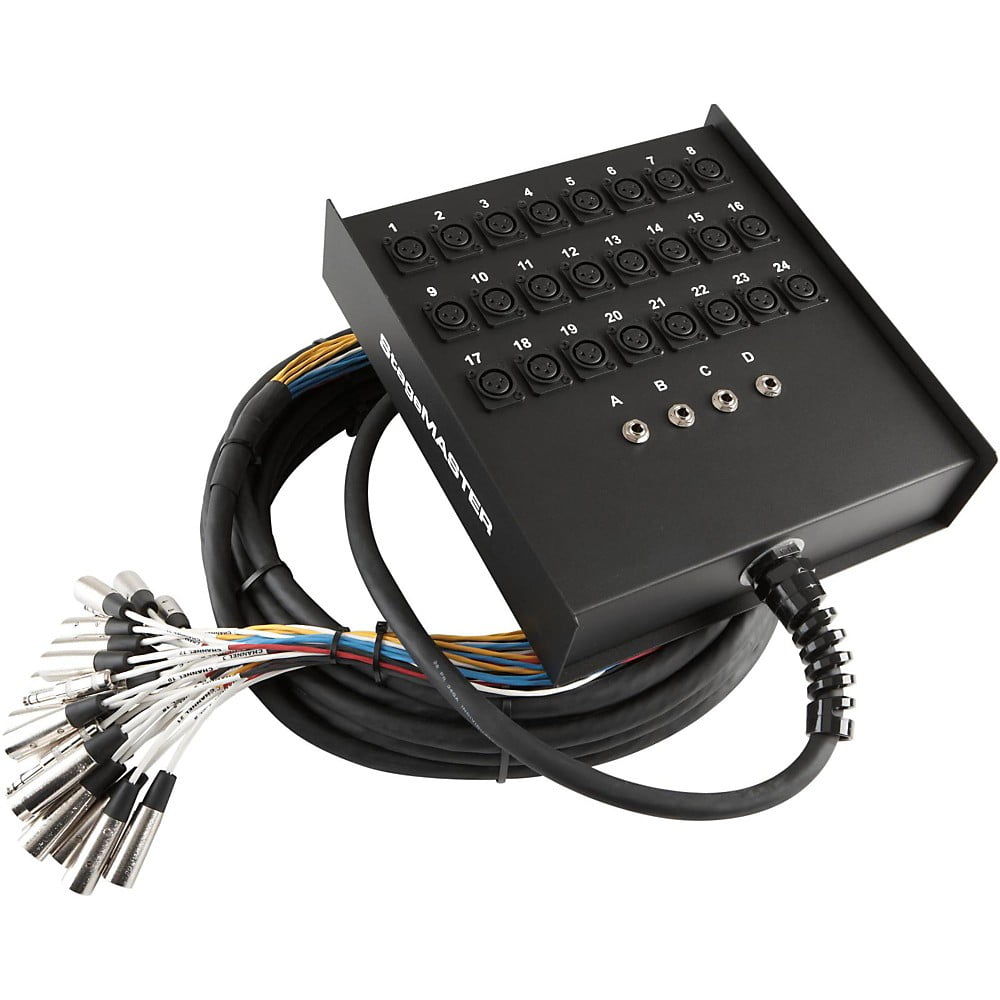 ProCo SMC2404FBQ StageMASTER Snake 24x4 50 ft. - Walmart.com