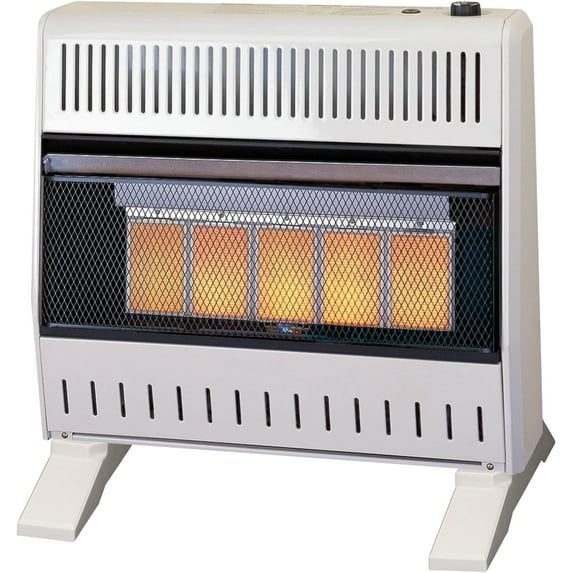 ProCom Heating Natural Gas Ventless Infrared Plaque Heater With Base ...
