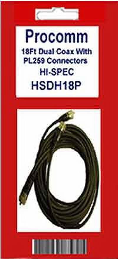 ProComm 18Ft Dual CB Coax Co-Phasing Harness with PL259 x 3 - Walmart.com