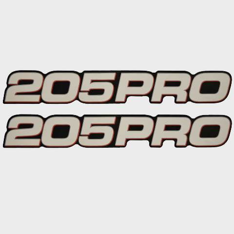 ProCraft Boat Decal VS612204-07 | 205 Pro 12 3/4 x 1 7/8 (Pair ...