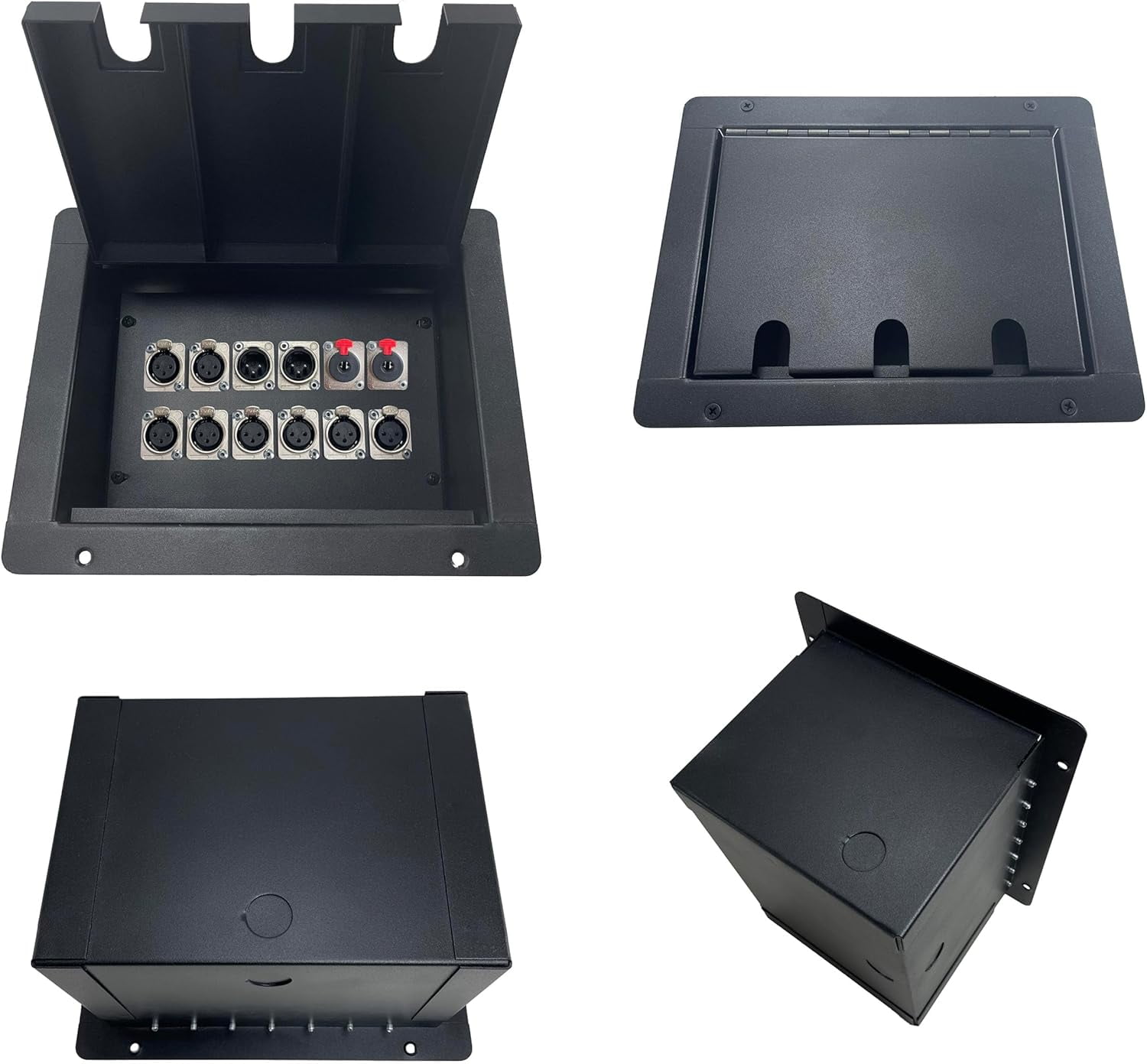 ProCraft Pro Audio Recessed Stage Pocket Floor Box 12 XLR Channels ...