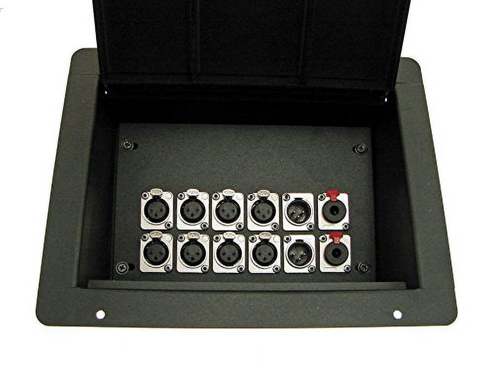 ProCraft Pro Audio Recessed Stage Pocket Floor Box 12 XLR Channels ...