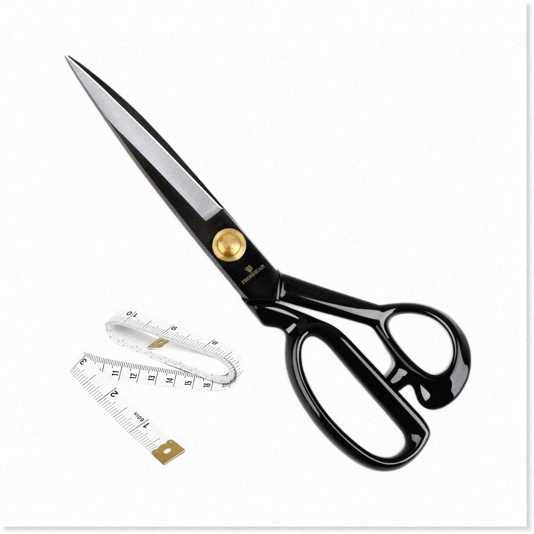 ProCut 10" Heavy Duty Fabric Scissors - Industrial Strength Sewing Shears for Leather, Tailoring ...