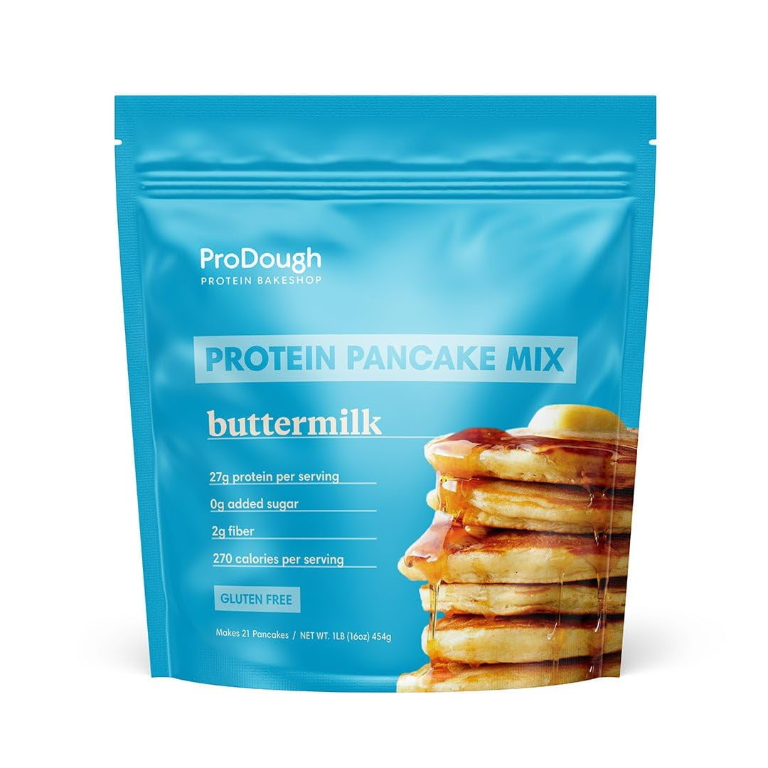 ProDough Shop Buttermilk Pancake SBF3 and Waffle Mix - Gluten Free, Low ...