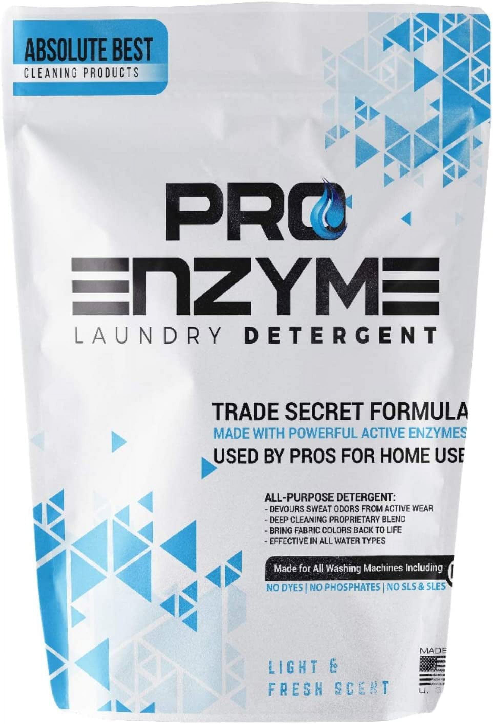 Absolute Best Cleaning ProEnzyme Laundry Detergent Powder, Active ...