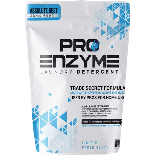 ProEnzyme Laundry Detergent Powder - Proprietary Active Enzymes Destroy ...