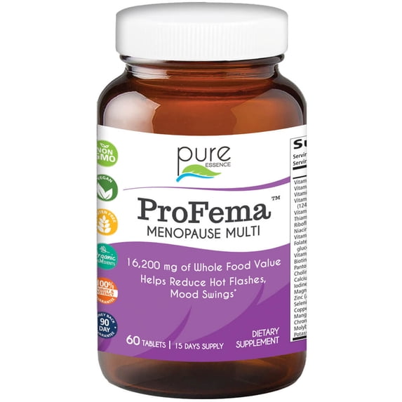 Pure Essence ProFema Menopause Support Vitamins - Relief for Hot ...