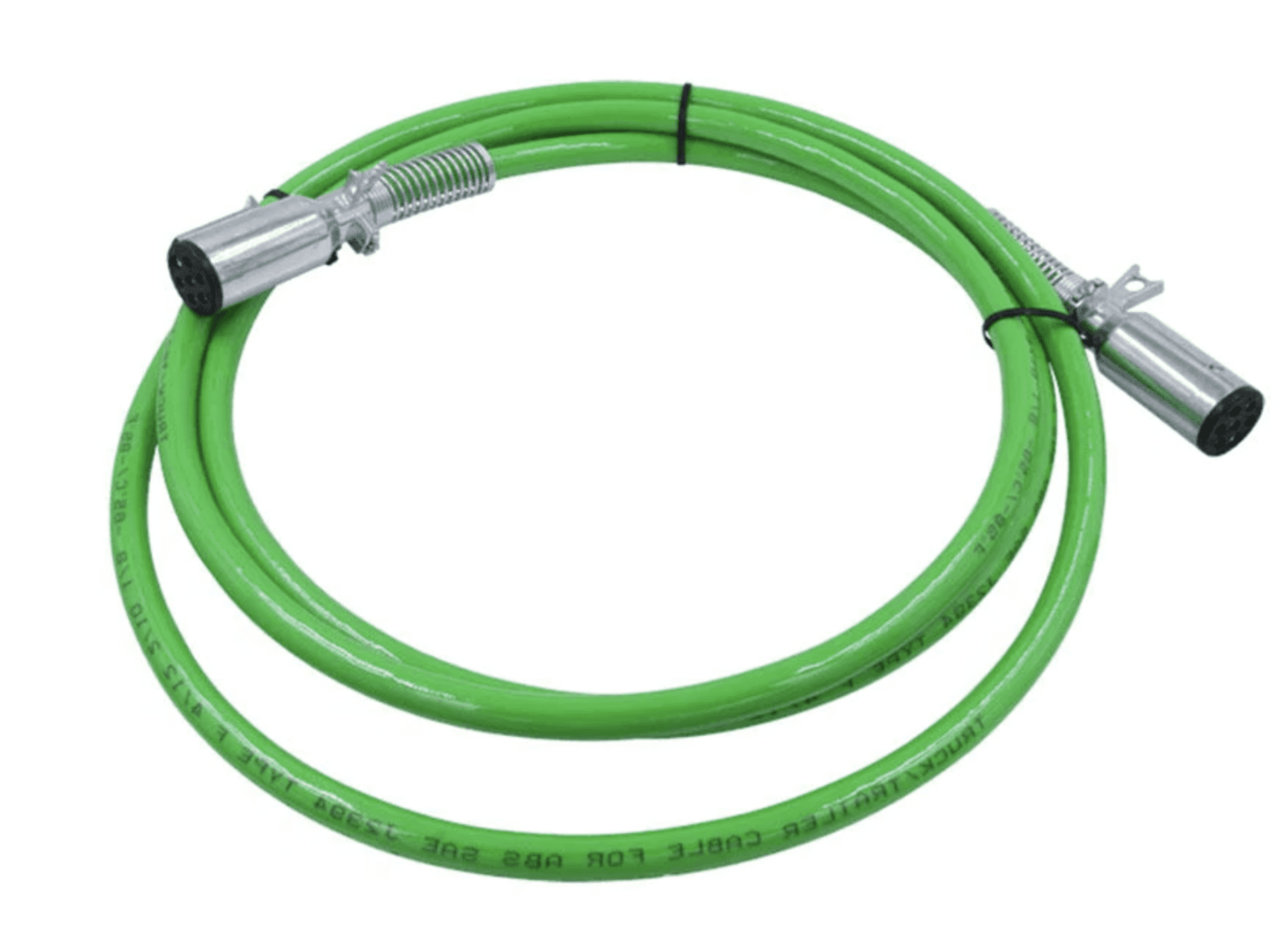 ProFleet 15' Green ABS 7-Way Electrical Cable - Replaces Bendix, Haldex ...