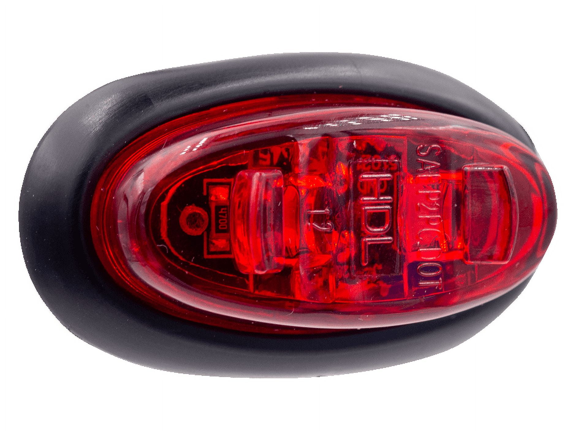 ProFleet 2" Red Mini Oval LED Marker, 2 LEDs - Walmart.com