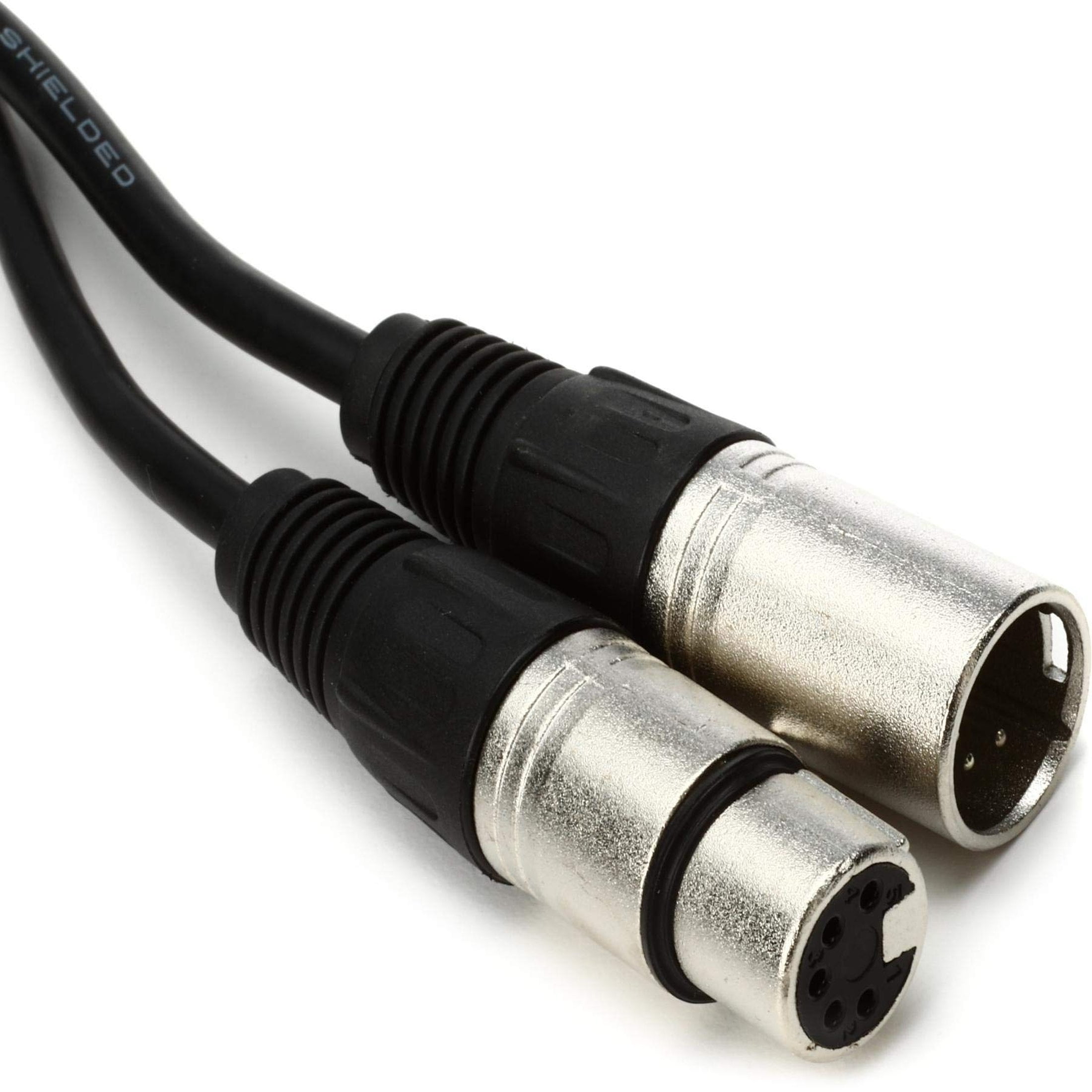 ProFlex 20ft 5-Pin DMX Cable for Reliable Stage Lighting Connections ...