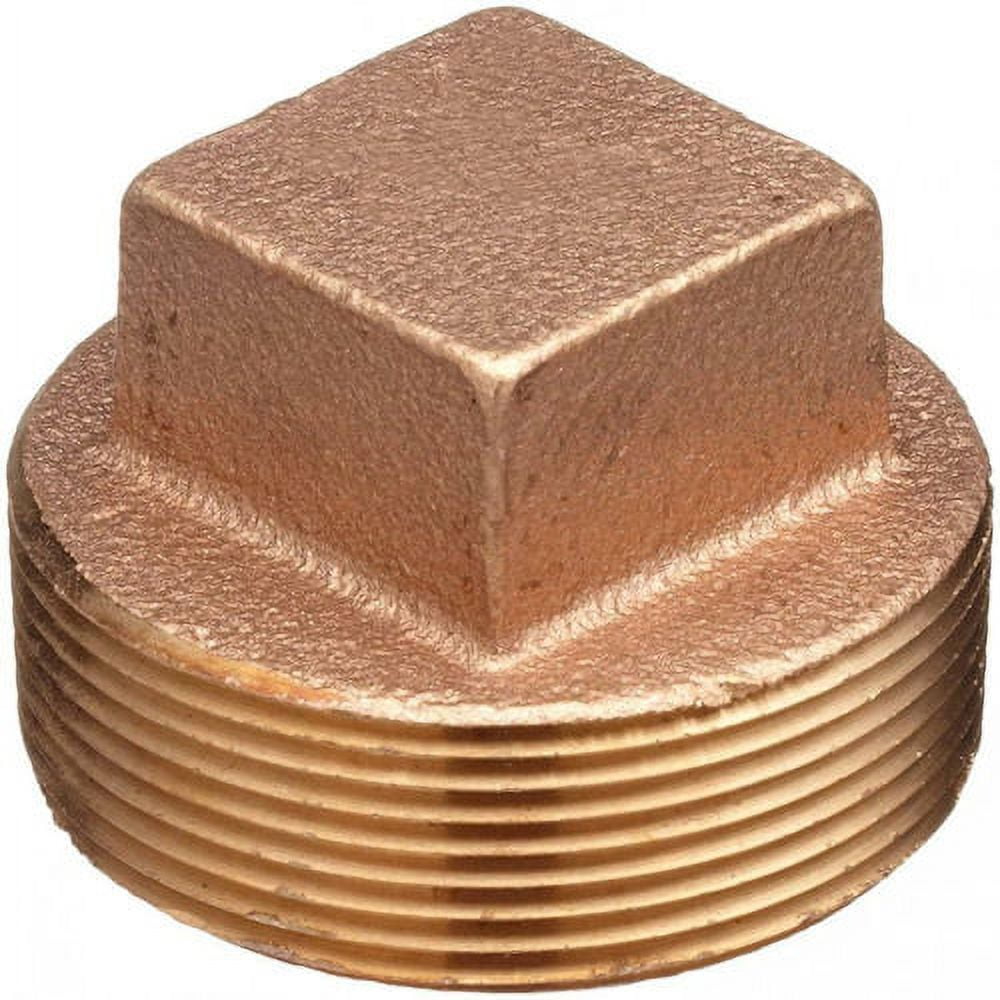 ProFlo IBRLFSHSPH 1-1/4" Brass Square Head Solid Plug, Case of 30 ...