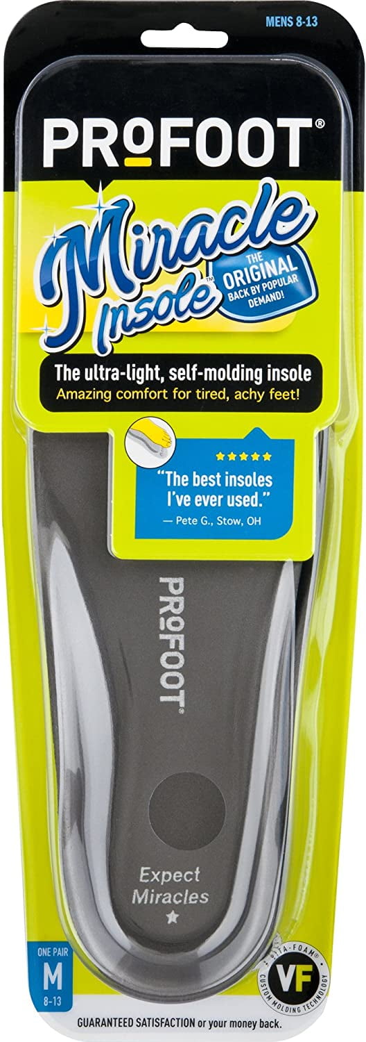 ProFoot Miracle Insoles For Men, 1 Pair - Walmart.com