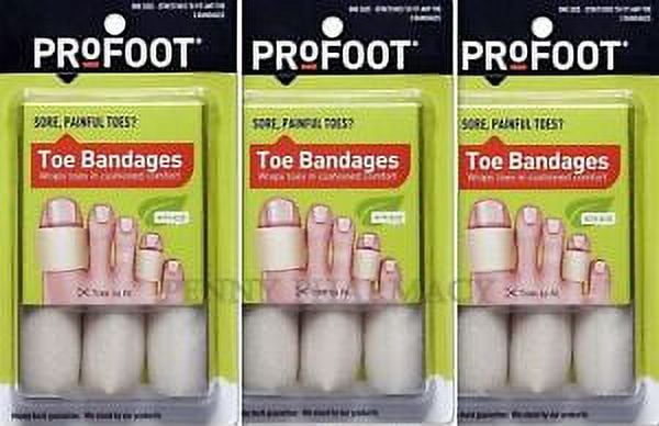 ProFoot Care - Toe Bandages, One Size, Pack of 3 - Walmart.com