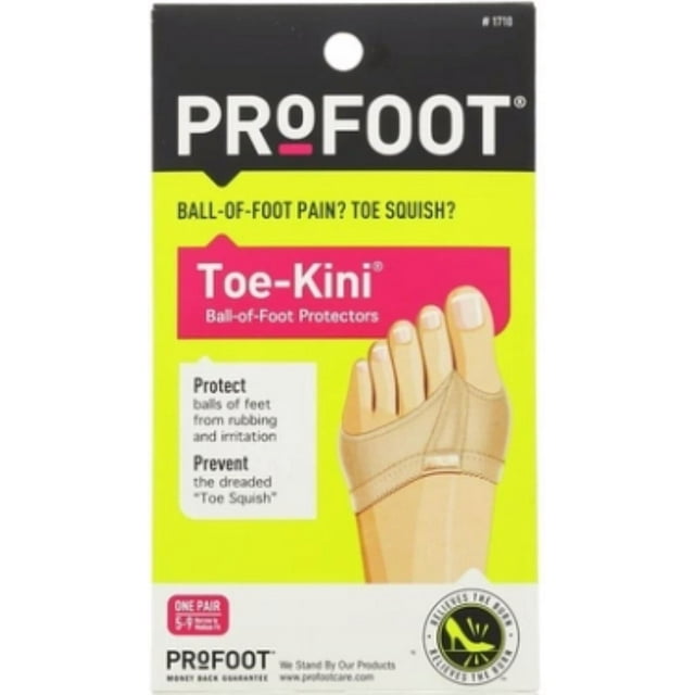 ProFoot Toe-Kini Ball-of-Foot Protectors 1 Pair HSA/FSA Eligible ...