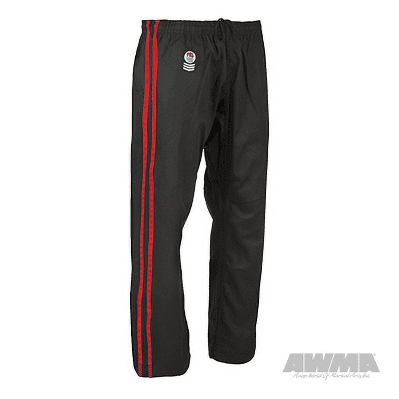 ProForce Gladiator Demo Karate Pants II - Black/Red - 000 4' - 4'3 ...