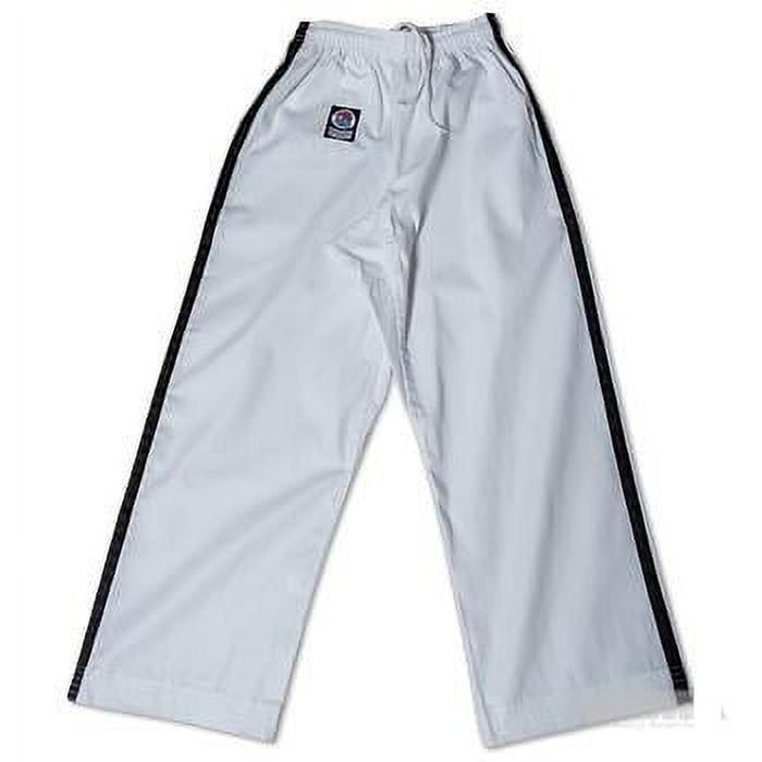 ProForce Gladiator Demo Karate Pants II - White/Black - 1 4'9" - 5'1 ...