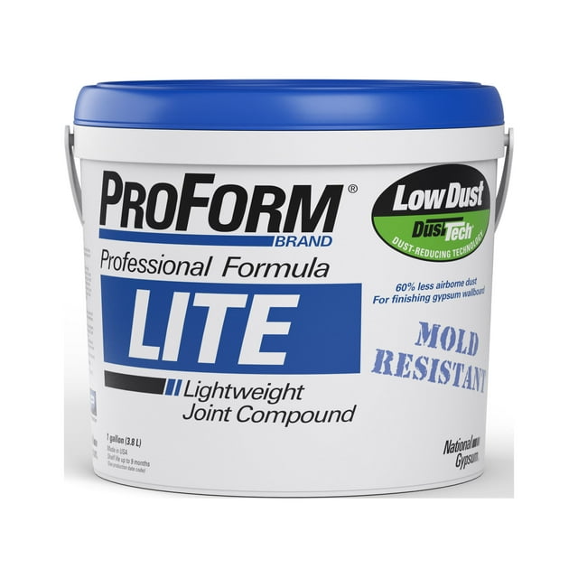 ProForm Lite with Dust-Tech Lightweight Ready Mix Joint Compound, 1 ...