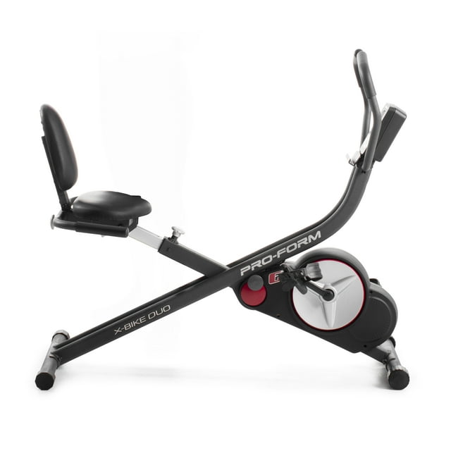 ProForm Smart X-Bike Duo, Foldable Indoor Upright & Recumbent Exercise ...