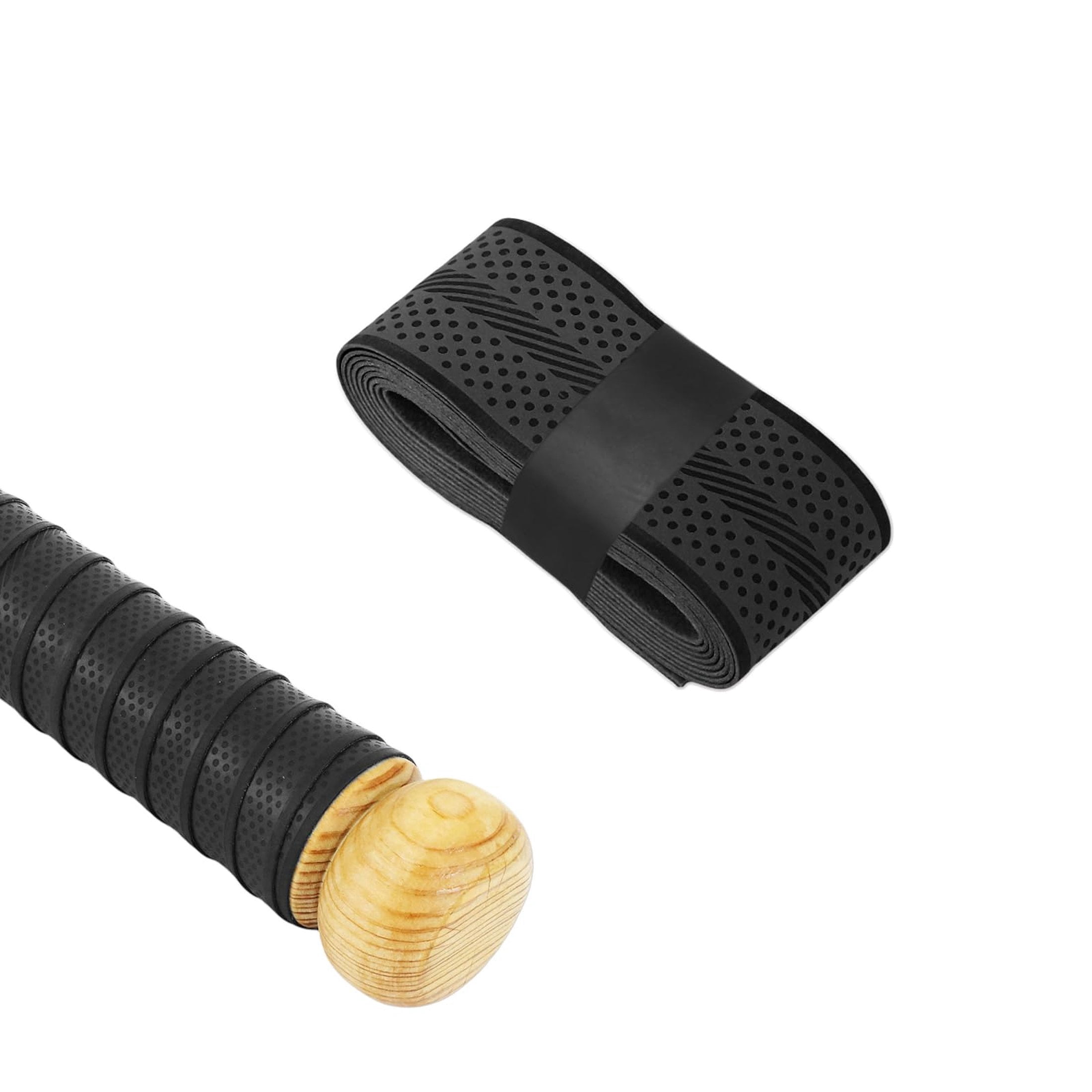ProGrip Bat Tape for Baseball and Softball - Black Performance Wrap ...