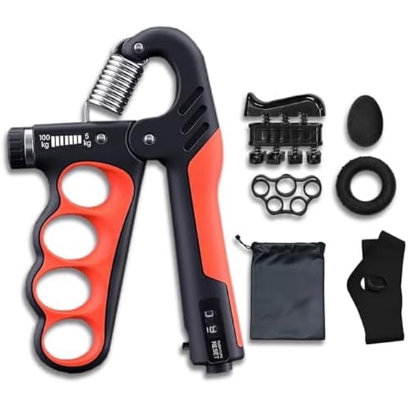 ProGrip Strength Trainer with Auto-Count & Wide Adjustment (11-220 LBS ...