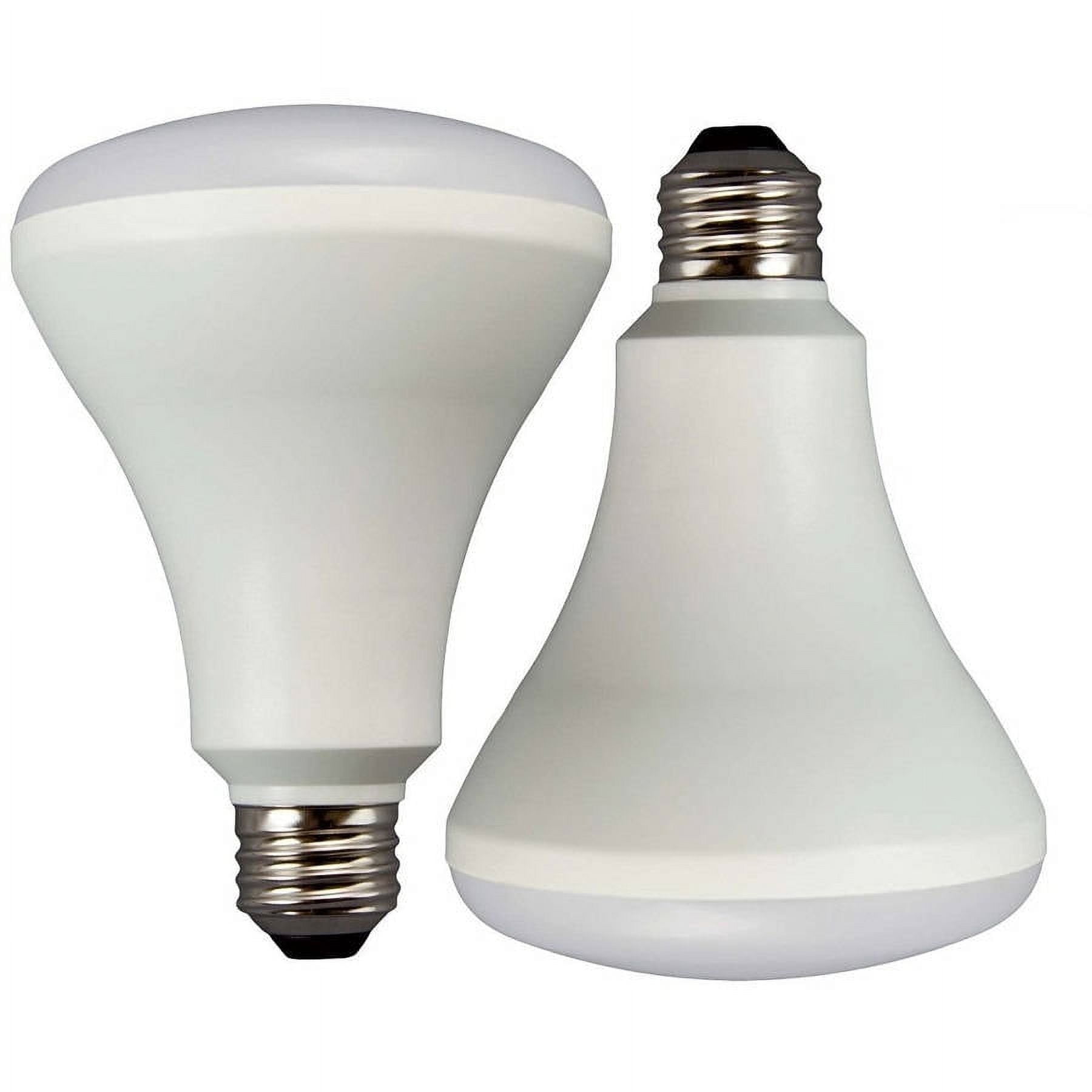 ProHT 88168 BR-30 LED Light Bulb 9W/65W Dimmable, 2-Pack, White ...