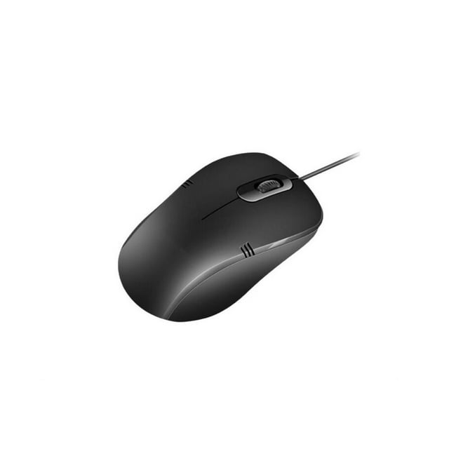 ProHT Wired USB Optical Mouse Black, Ergonomic - Walmart Business Supplies