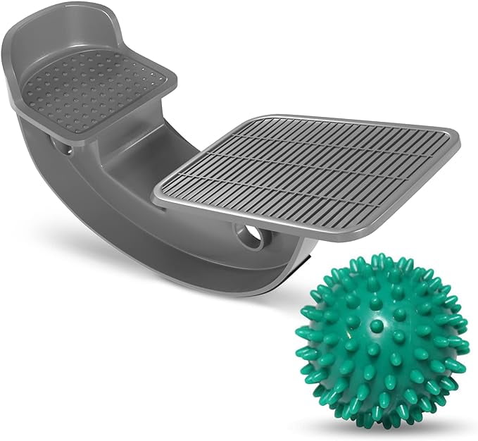 ProHeal Foot Rocker Calf Stretcher with Spiked Ball Massager - for ...