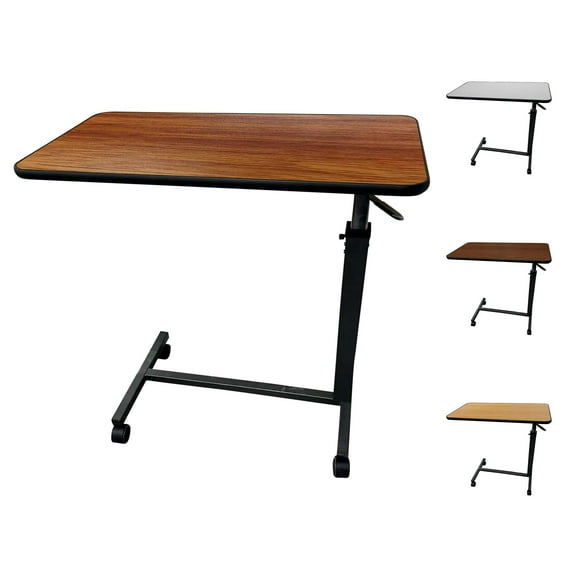 ProHeal Overbed Table - Adjustable, Rolling, Bedside Hospital Table ...