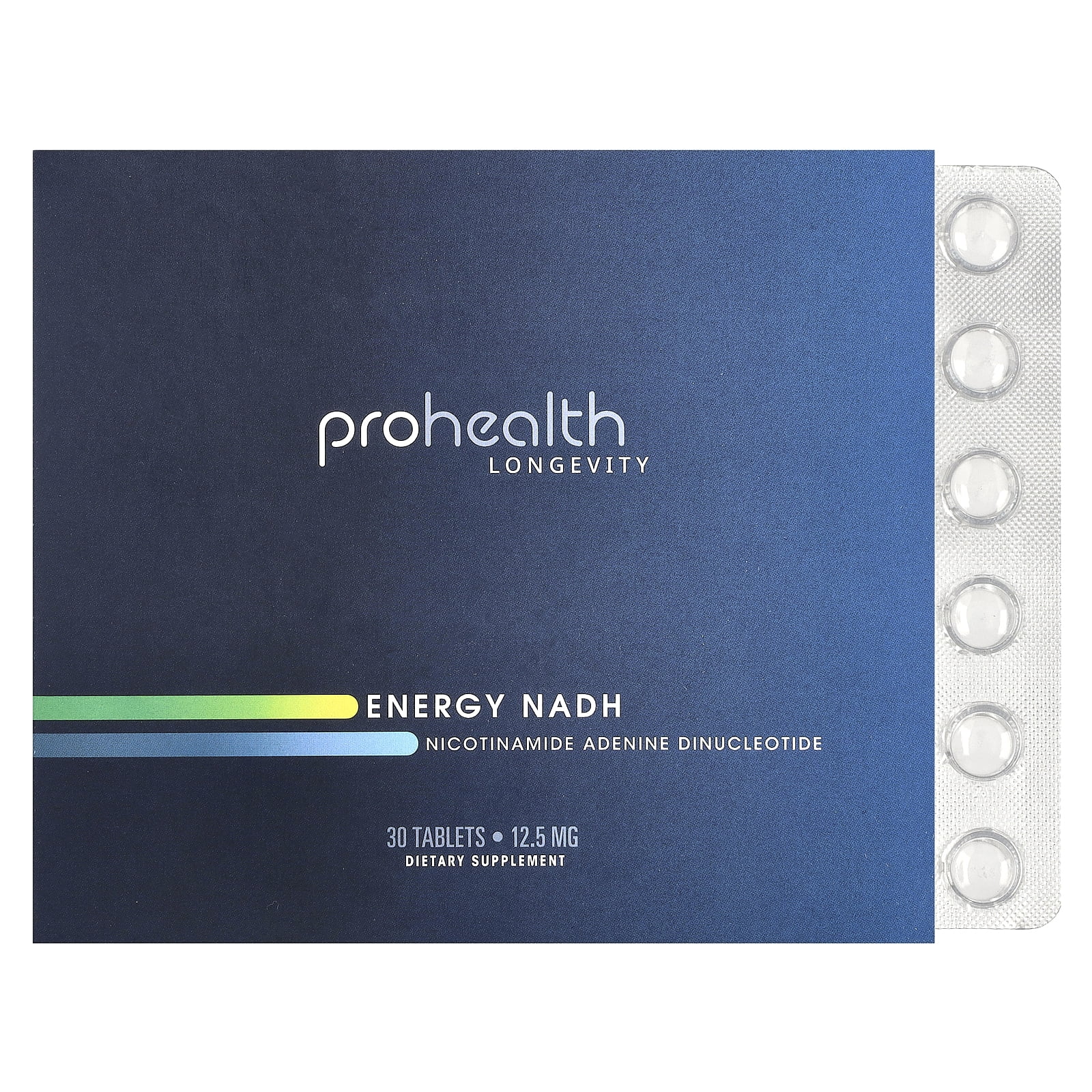 ProHealth Longevity Energy NADH, 12.5 mg , 30 Tablets - Walmart.com