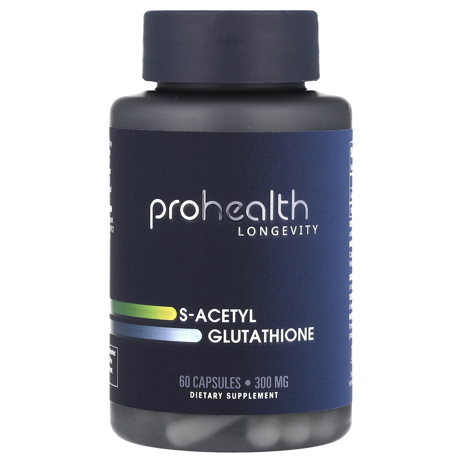 ProHealth Longevity S-Acetyl Glutathione, 300 mg, 60 Capsules - Walmart.com
