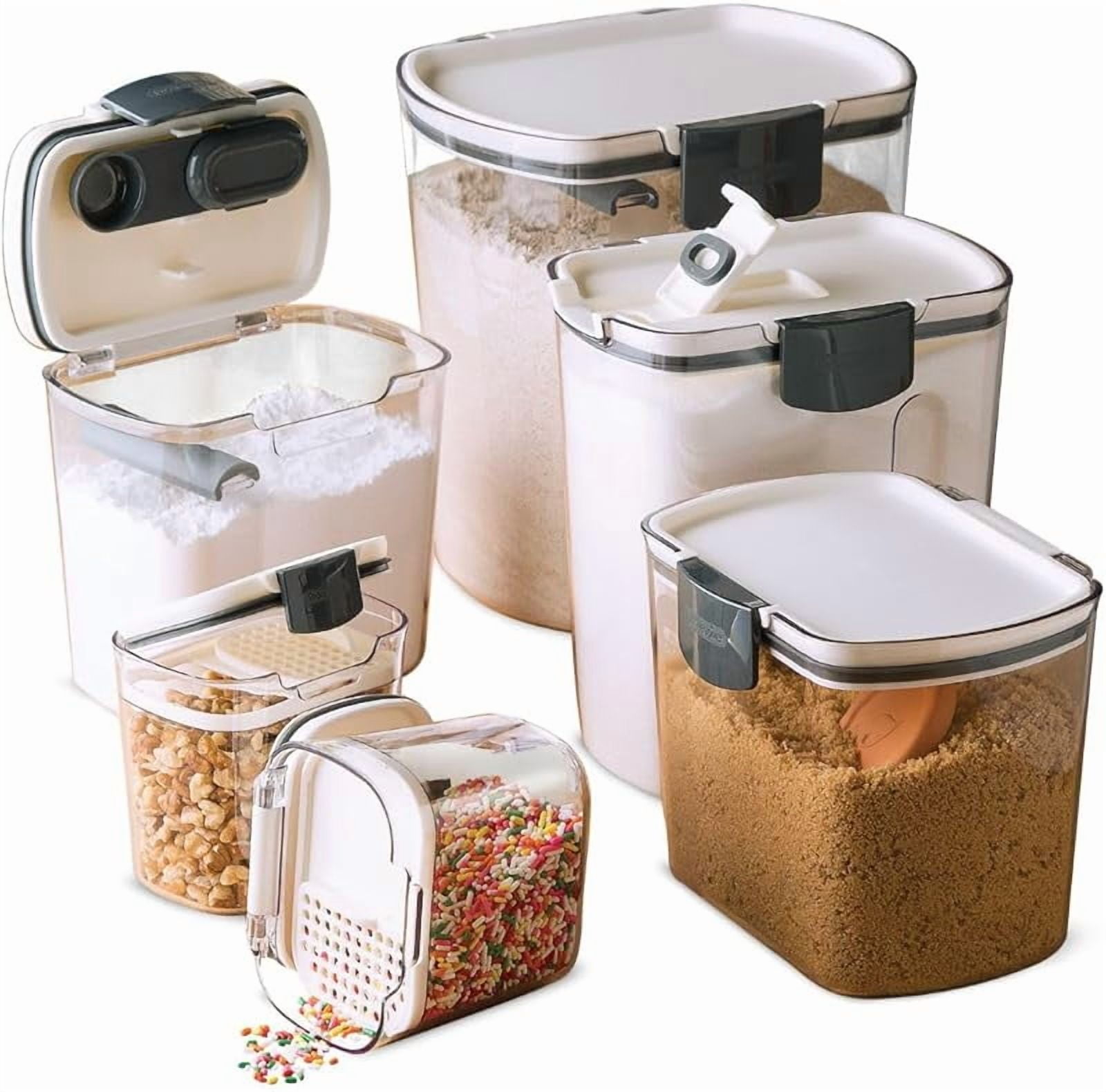 ProKeeper Baker's Airtight Kitchen Storage Canister Container Set for ...