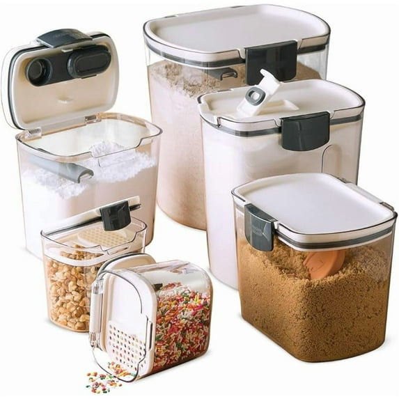 ProKeeper Baker's Airtight Kitchen Storage Canister Container Set for ...