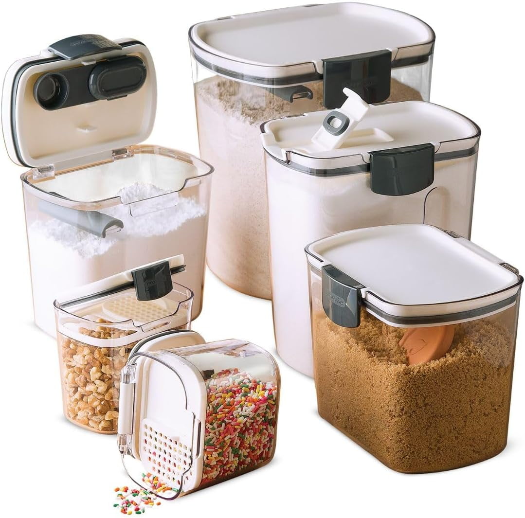 ProKeeper Baker's Airtight Kitchen Storage Canister Container Set for ...