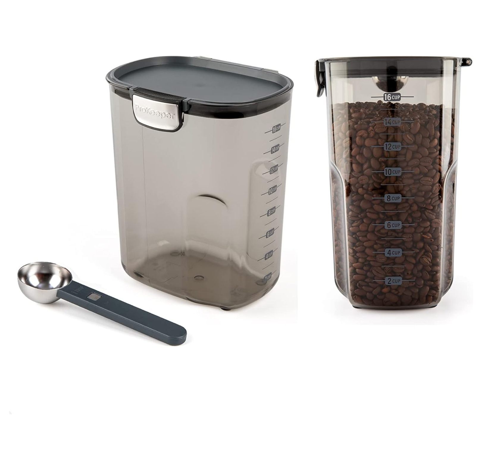 ProKeeper+ Clear Plastic Airtight Food Baker's Kitchen Storage ...