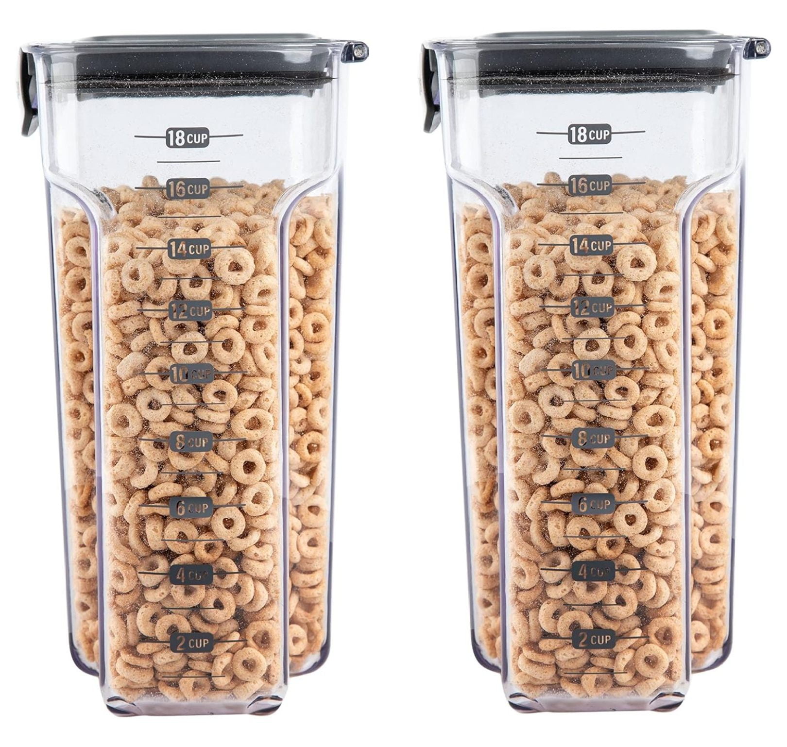 ProKeeper+ Clear Plastic Airtight Food Baker's Kitchen Storage ...