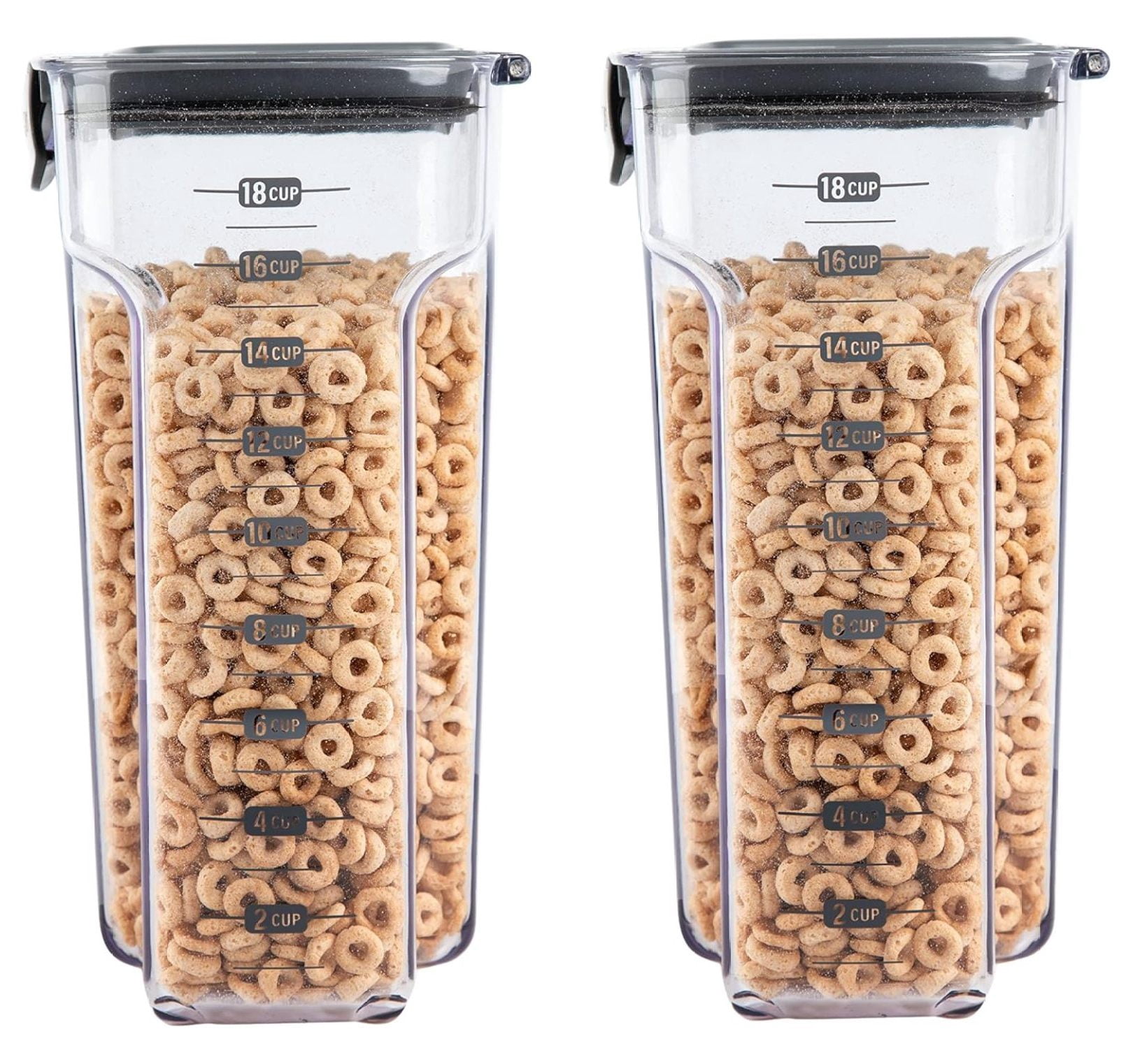 ProKeeper+ Clear Plastic Airtight Food Baker's Kitchen Storage ...