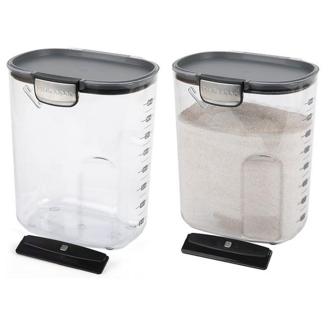 ProKeeper+ Clear Plastic Airtight Food Baker's Kitchen Storage ...