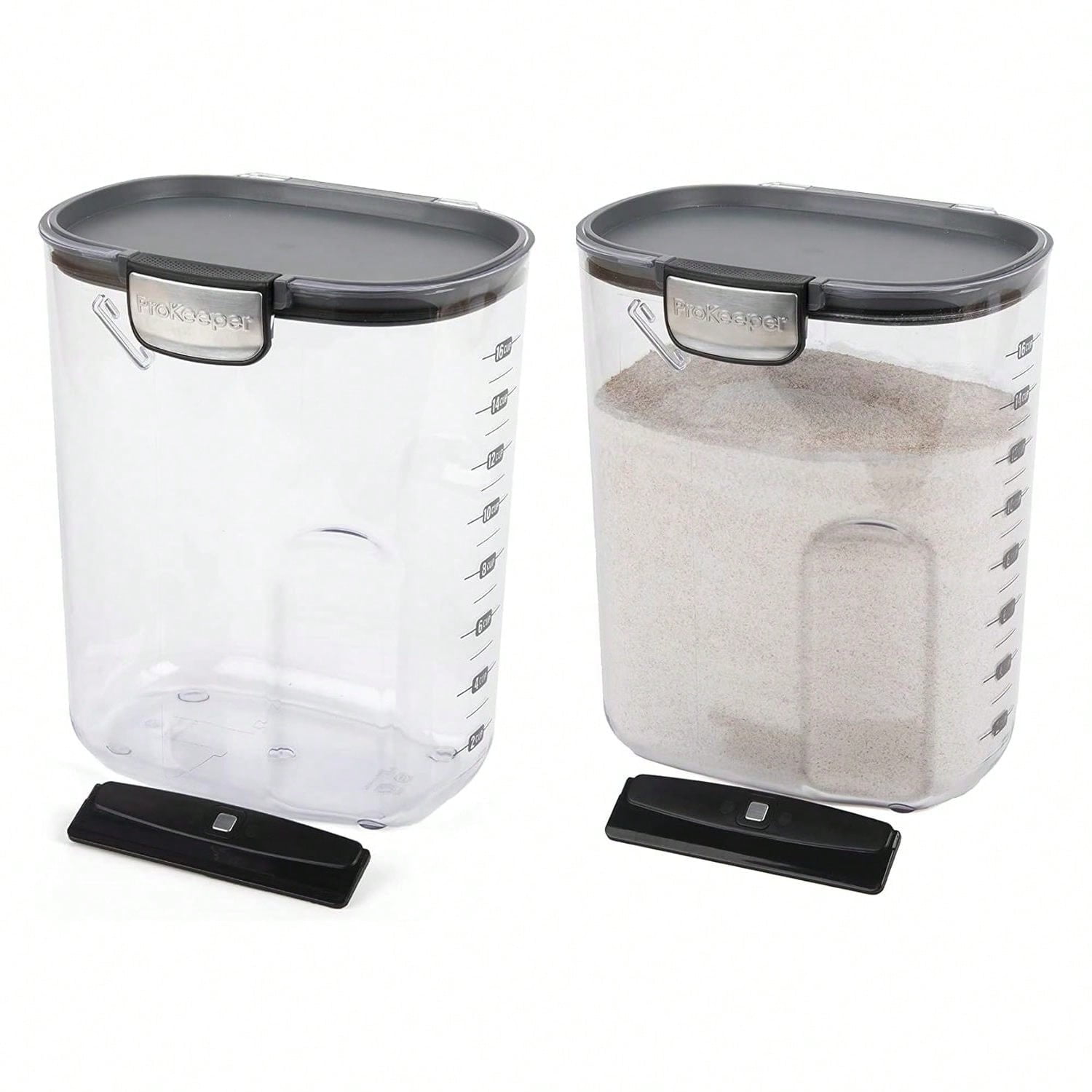 ProKeeper+Plastic Airtight Food Baker's Kitchen Storage Organization ...