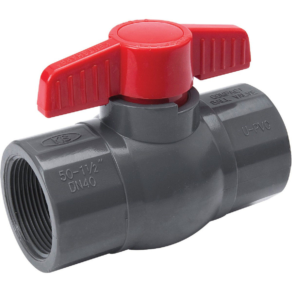 ProLine 1-1-2 In. FIP X 1-1-2 In. FIP PVC Quarter Turn Ball Valve 107 ...