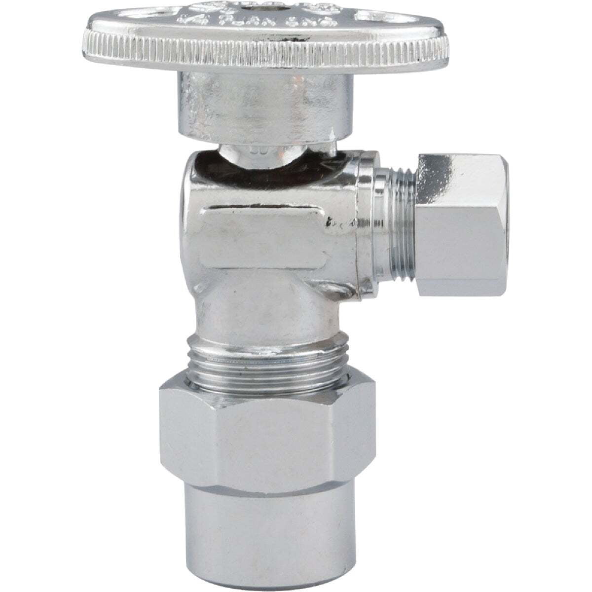 Mueller Streamline Ball Valve Quarter Turn Angle Stop - 1/2 In. CPVC x ...