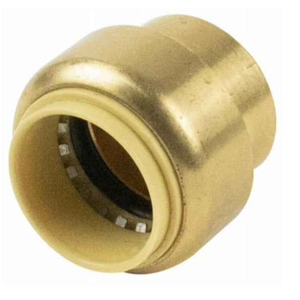ProLine 1/2 In. PF Brass Push Fit Cap 6633-003 - Walmart Business Supplies