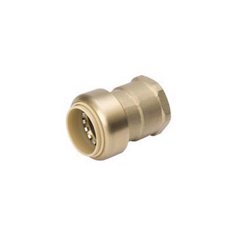 ProLine 1/2 In. PF x 1/2 In. FIP Brass Push Fit Female Adapter 6630-203 ...