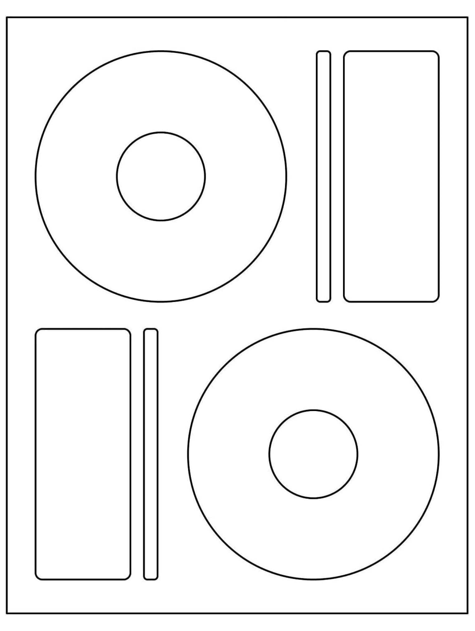 ProLine 1000 Memorex Compatible / Labels. Large Center . 1000 Total ...