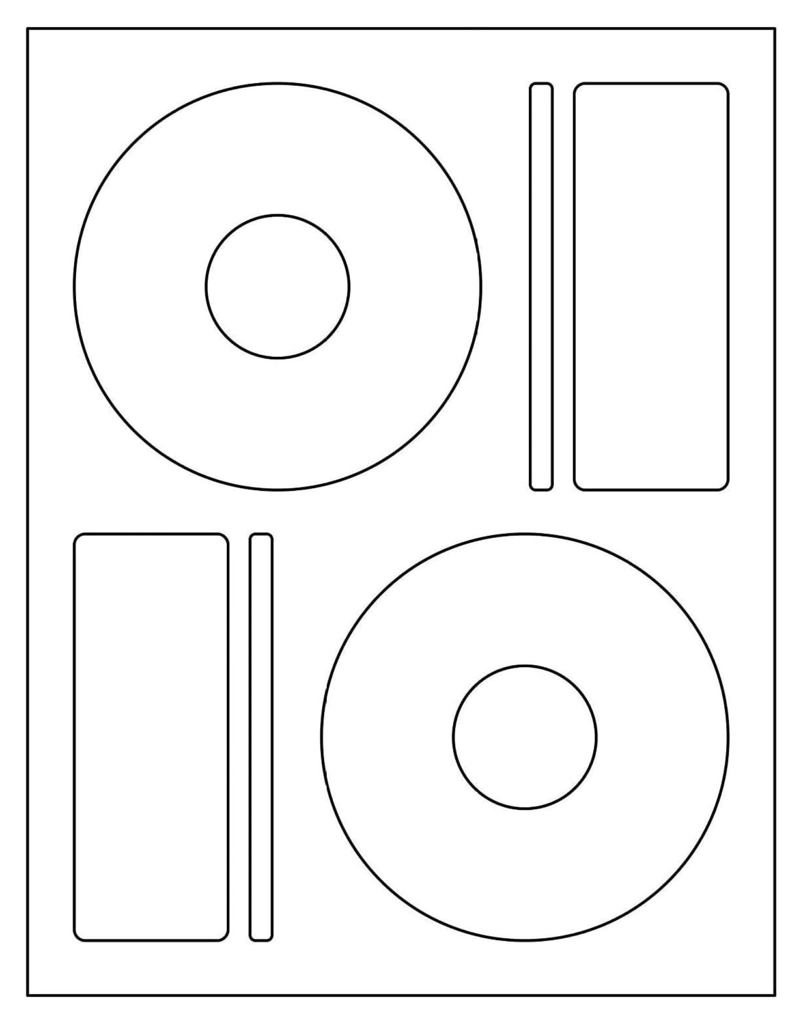 ProLine 1000 Memorex Compatible / Labels. Large Center Style. 1000 ...