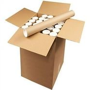 20 - 2" x 36" Round Cardboard Shipping Mailing Tube Tubes With End Caps ...