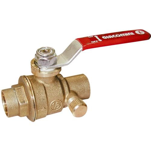 ProLine Low Lead Full Port Ball Valves With Waste Solder End 3/4 CXC VALVE, Each - Walmart.com
