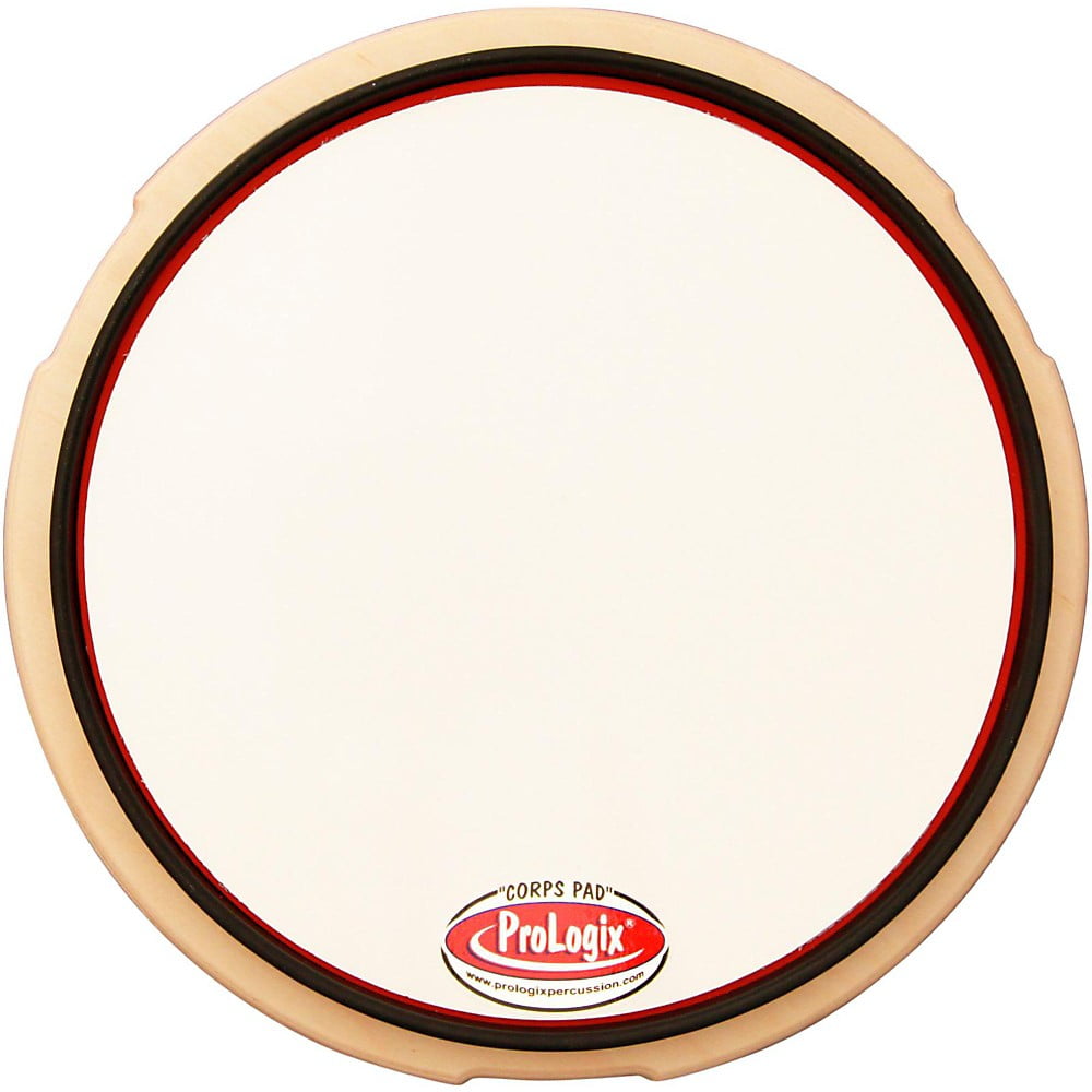 ProLogix Percussion Snare Drum Practice Pad 10 in. White Corps ...
