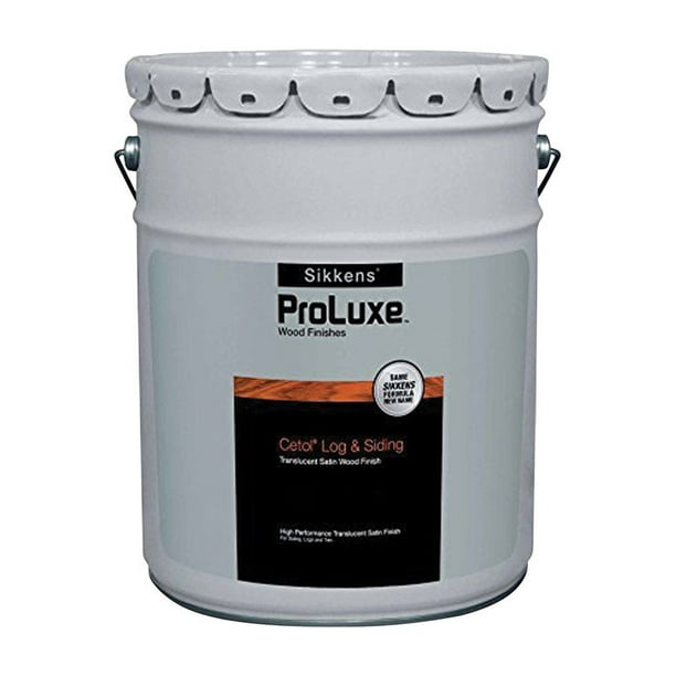 5 gal ProLuxe SIK42085 Teak Cetol Log & Siding Translucent Satin Finish ...